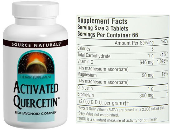 Source Naturals Activated Quercetin... Is It Better?